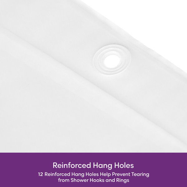 Wayfair Basics® Peva Solid Color Single Shower Liner And Reviews Wayfair